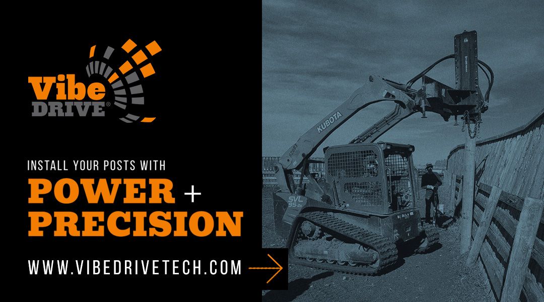Vibrating Post Driver | Pile Driver | Vibe Drive Technologies